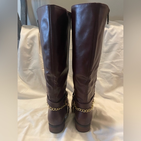 Shoes | Wine Color Boots Size 8 | Poshmark